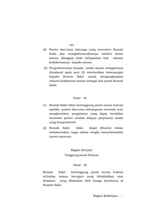 Uu Nomor 44 Tahun 2009 Tentang Rumah Sakit Pdf