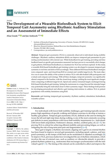 Pdf The Development Of A Wearable Biofeedback System To Elicit