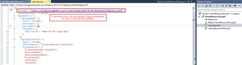 deployment template is missing when attempting to deploy stack