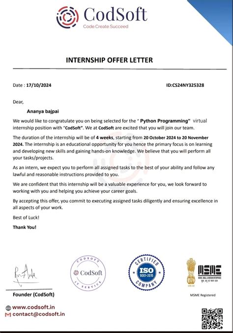 Ananya Bajpai On Linkedin Internship Careergrowth
