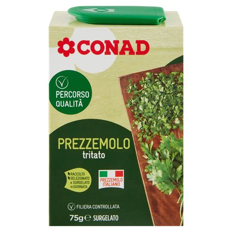 Prezzemolo Tritato Surgelato 75 G Conad Online Conad