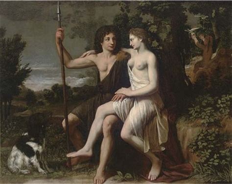 Venus And Adonis By Charles Alphonse Dufresnoy On Artnet