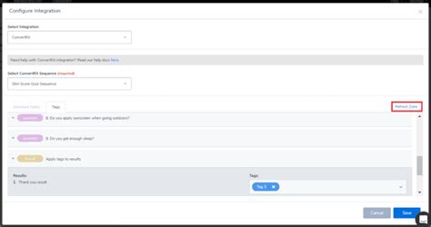 ConvertKit Integration LeadQuizzes Knowledge Base