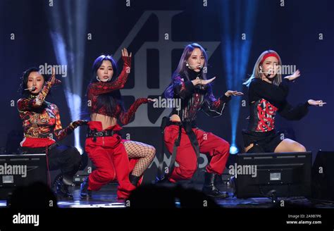 14th Nov 2019 S Korean Girl Group Mamamoo South Korean Girl Group Mamamoo Performs During A