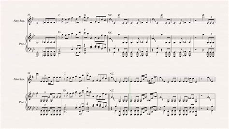 Scary Monsters And Nice Sprites Sheet Music Alto Sax