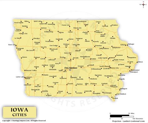 Iowa Maps With Major Cities Map Of Van Buren County Iowa Where Is