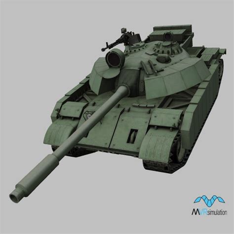 T 55 Enigma IQ Green 3D Model MVRsimulation