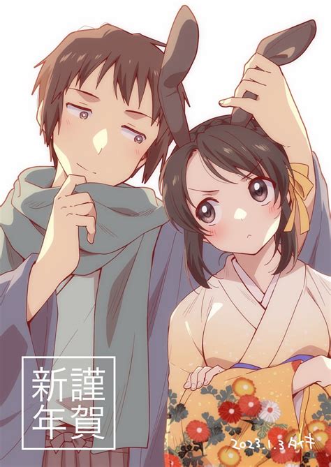 Suzumiya Haruhi And Kyon Suzumiya Haruhi No Yuuutsu Drawn By Taiki