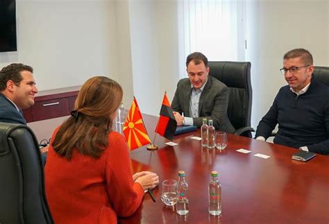 Средба на Мицкоски со грчката амбасадорката Софија Филипиду Канал 5