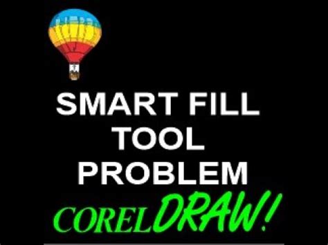 CorelDraw Tips Tricks Smart Fill Tool PROBLEM YouTube