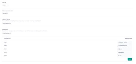 Custom Mapping Values Arent Shown In Filters · Issue 29481 · Metabase