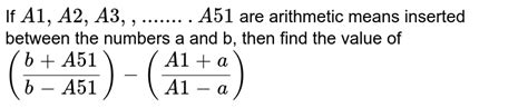 Let A A A Be An A P With A Then The Common Differ