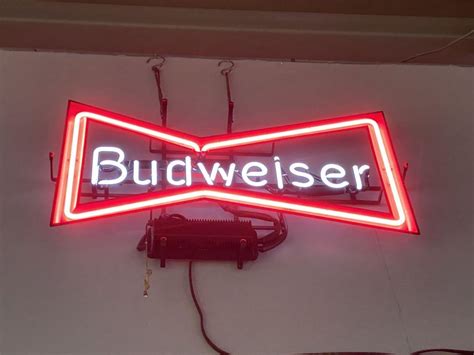 希少品 アメリカン Budweiser ネオンライト ネオンサイン 看板 雑貨