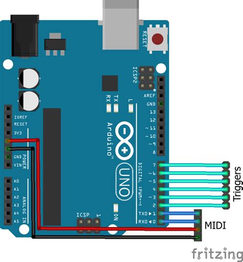 Arduino Drum Trigger To Midi Simple Diy Electronic Music Projects