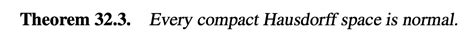 Solved Theorem 323 Every Compact Hausdorff Space Is