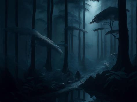 Premium AI Image Jungle With Trees