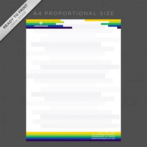 추상 레터 헤드 디자인 무료 벡터