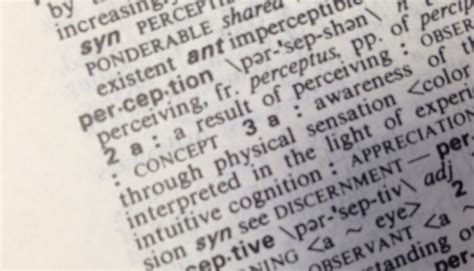 Perception Or Misperception