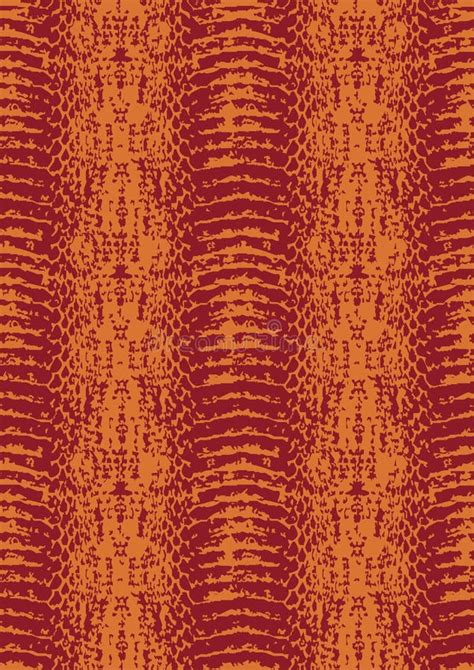 Two Tone Modular Reptile Skin Texture Stock Illustration Illustration