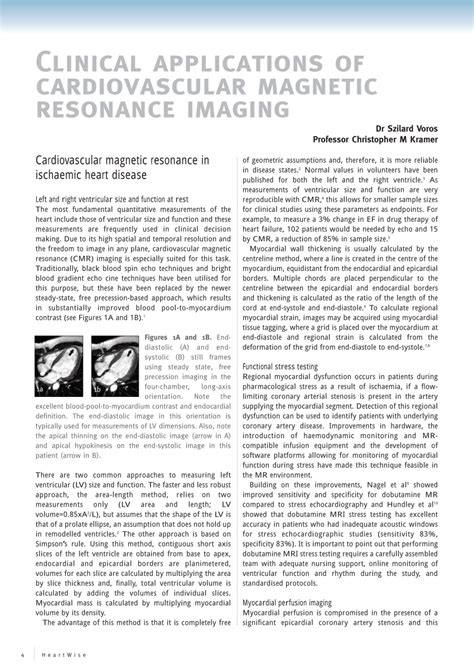 Pdf Clinical Applications Of Cardiovascular Magnetic Resonance Imaging