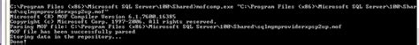 Sql Configuration Manager Wmi Errorremote Procedure Call Failed