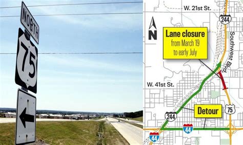 Traffic Headache Starts Today Northbound Us 75 Shut Down North Of