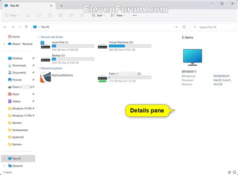 Reset Details And Preview Pane Width To Default In File Explorer In