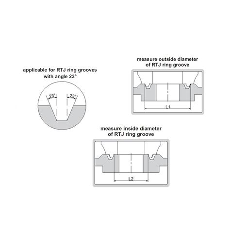 15 1000mm 0 6 40 Digital RTJ Ring Groove Caliper 1179 Series