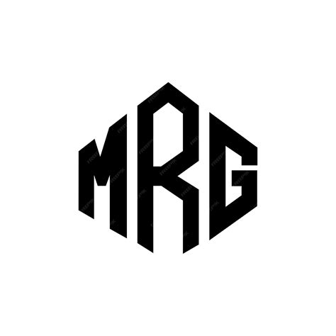 Premium Vector Mrg Letter Logo Design With Polygon Shape Mrg Polygon