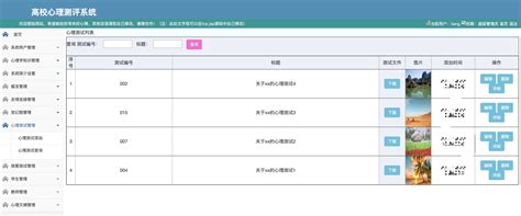 Javaweb基于ssm高校心理测评系统源码 Csdn博客