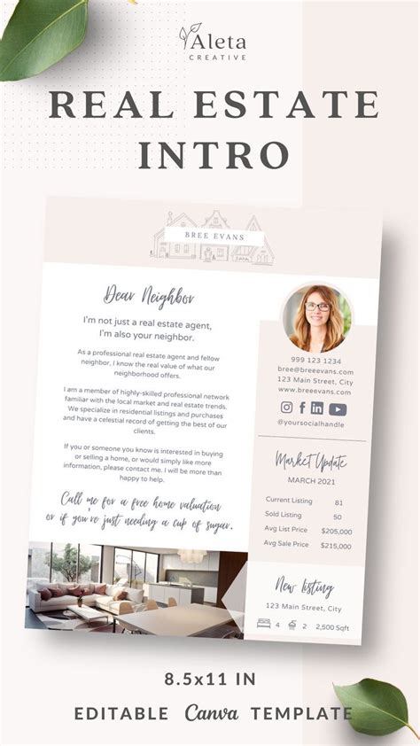 Real Estate Intro Flyer Introduce Yourselves To The Neighborhood