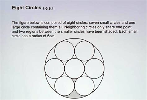 SOLVED The Figure Below Is Composed Of Eight Circles Seven Small