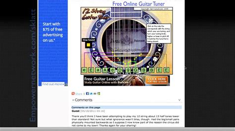 12 String Guitar Tuner Flowvar