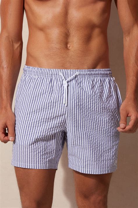 Striped Seersucker Swim Shorts Intimissimi