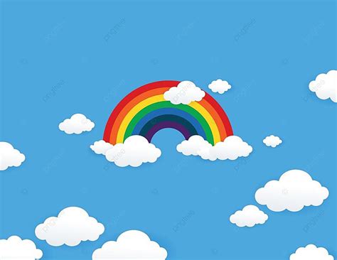 Background Awan Putih Pola Mulus Langit Biru Muda Dan Latar Belakang