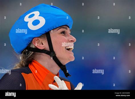 Irene Schouten Of The Netherlands Reacts After Winning The Gold Medal