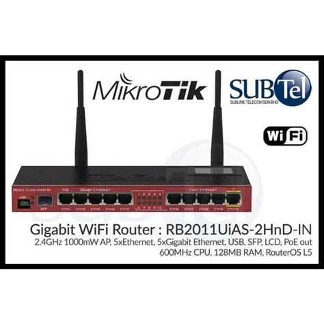 Jual Mikrotik Rb2011Uias 2Hnd In Wifi Router 10 Port Shopee Indonesia