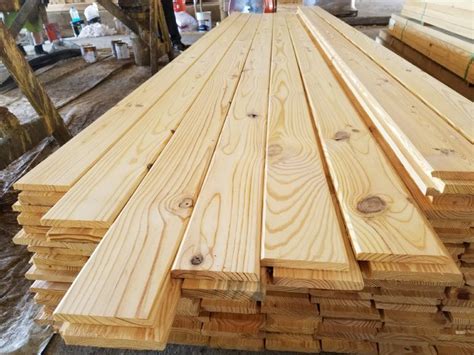 3” Interlock Laminated Roof Decking Heart Pine Floors Southern Pine