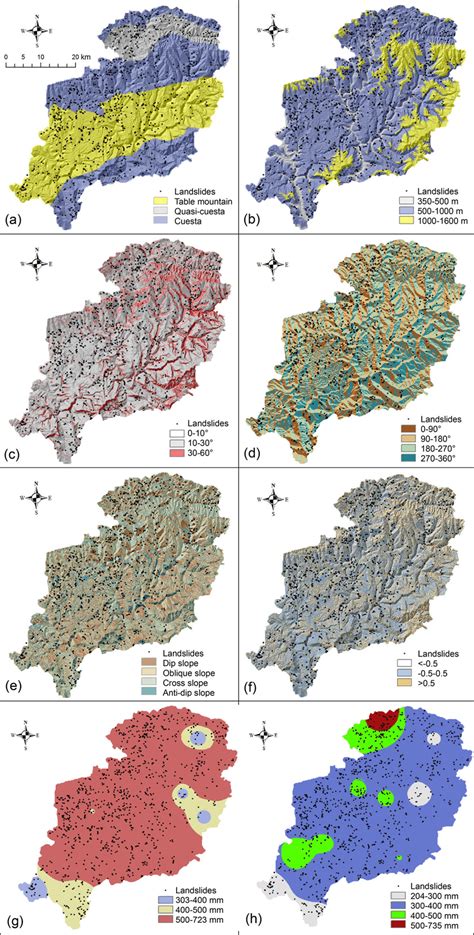 Control Factors In Producing The Landslide Susceptibility Map A