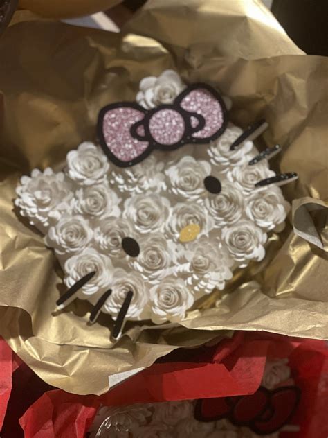 Hello Kitty Flower Bouquet Etsy
