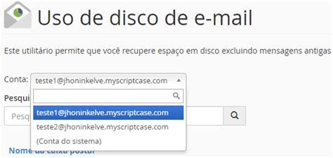 Email Disk Usage