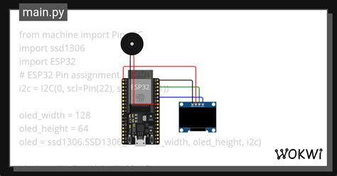 Esp32 Micropython Ssd1306 Copy Wokwi Esp32 Stm32 Arduino Simulator