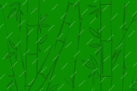 Vector De Fondo De Bambú Vector Premium