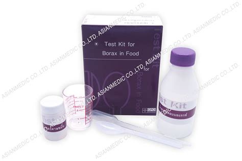 Test Kit For Borax In Food Asianmedic