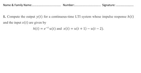 solved 1 a inputs x1 [n] xz[n] and corresponding outputs
