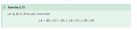 Solved Let A B C D Be Sets Prove That Chegg