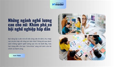 Top Những Ngành Nghề Lương Cao Cho Nữ Bạn đã Biết