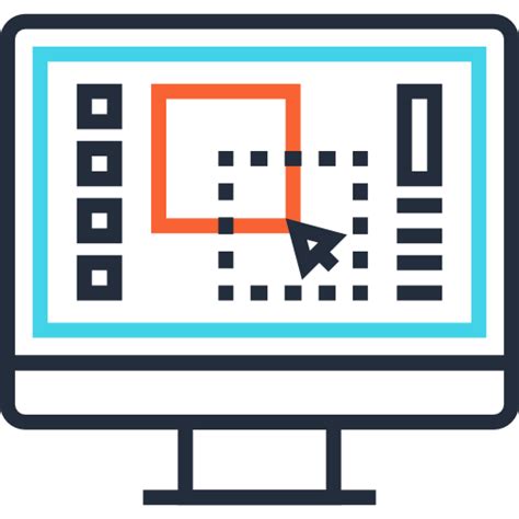 Computer Maxim Flat Two Tone Linear Colors Icon