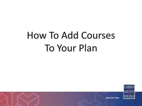 How To Add And Drop Classes Ppt
