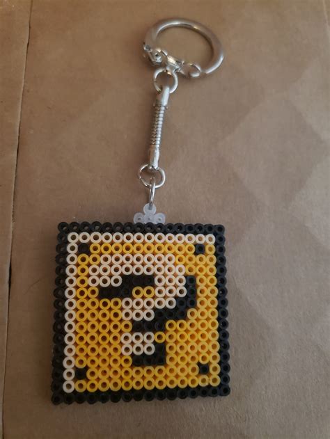 Smb Question Block Keychain Etsy Uk